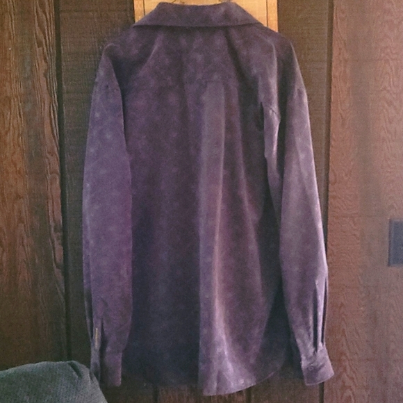 Stacy Adams | Shirts | Tall Stacy Adams Mens Purple Corduroy Shirt ...